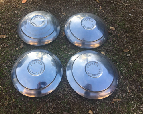 VTG Chevrolet Chevy Corvair Chrome Hubcaps Set of 4 | eBay