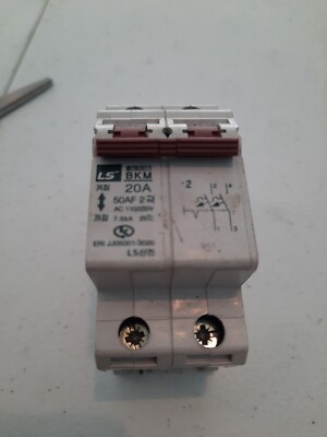 LS BKM Circuit Breaker 20A 2P | eBay