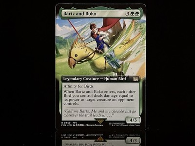 Bartz and Boko #469 Rare (Extended Art) (Non-Foil) - MTG Final Fantasy ...