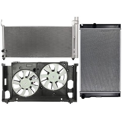 Electric Radiator Condenser Cooling Fan Kit For 2011-15 Lexus CT200h ...