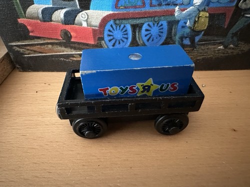 Thomas Train Wooden Black Cargo Car & Imaginarium Blue Toys R Us Cargo ...