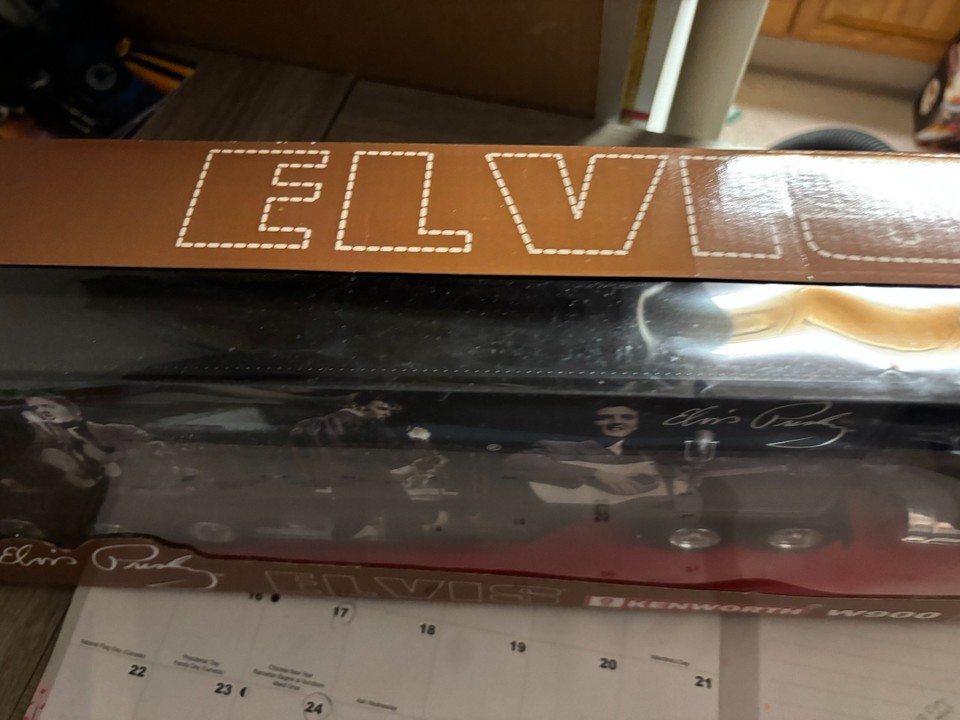 1/32 NEW RAY BLACK KEN W900 CUSTOM ELVIS SEMI DRY VAN # C 157 | eBay