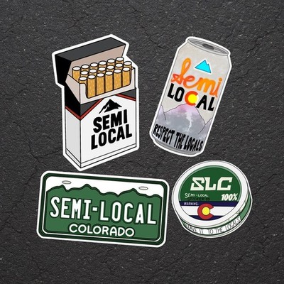 Semi Local “Old Timer” Sticker Pack – Vintage Cig, Beer, Zyn, Colorado ...