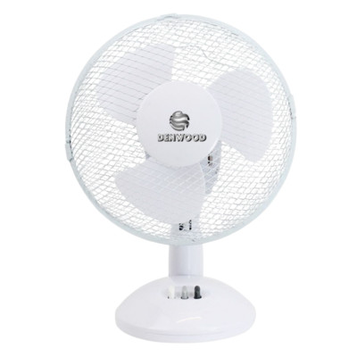 9 Inch Desk Fan Portable Worktop Table Fan 2 Speed Oscillating Air ...