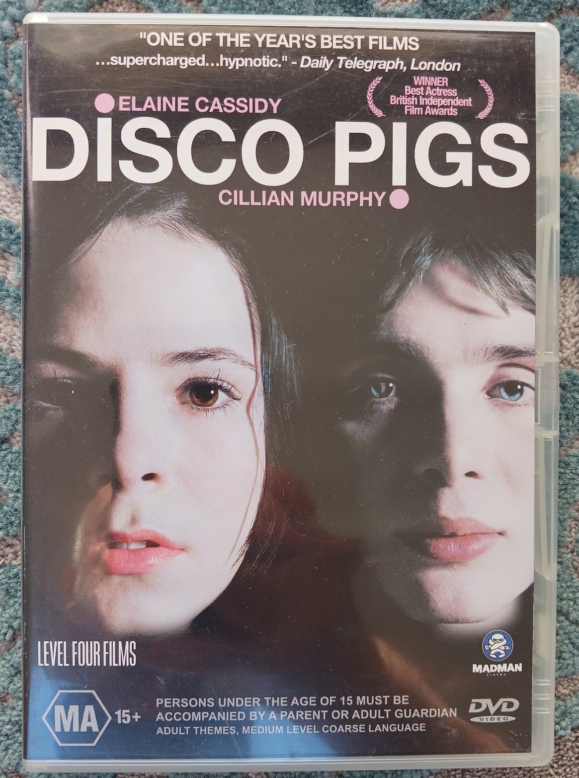 DISCO PIGS RARE DVD REGION 4 CILLIAN MURPHY BRITISH CULT TEEN DRAMA ...