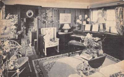 Bournedale Massachusetts Eagle Hill Farm, Sitting Room B/W Photo Print ...