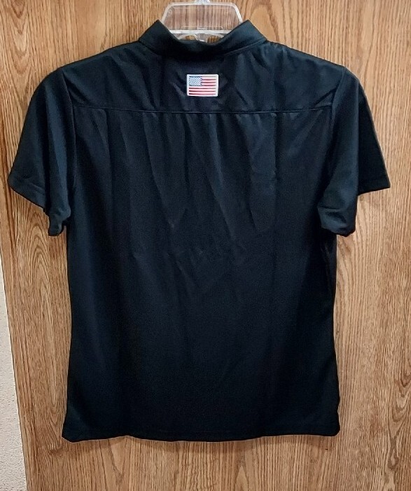 Bojanles Employee Uniform Staff Work Manager Polo Shirt Black Large ...