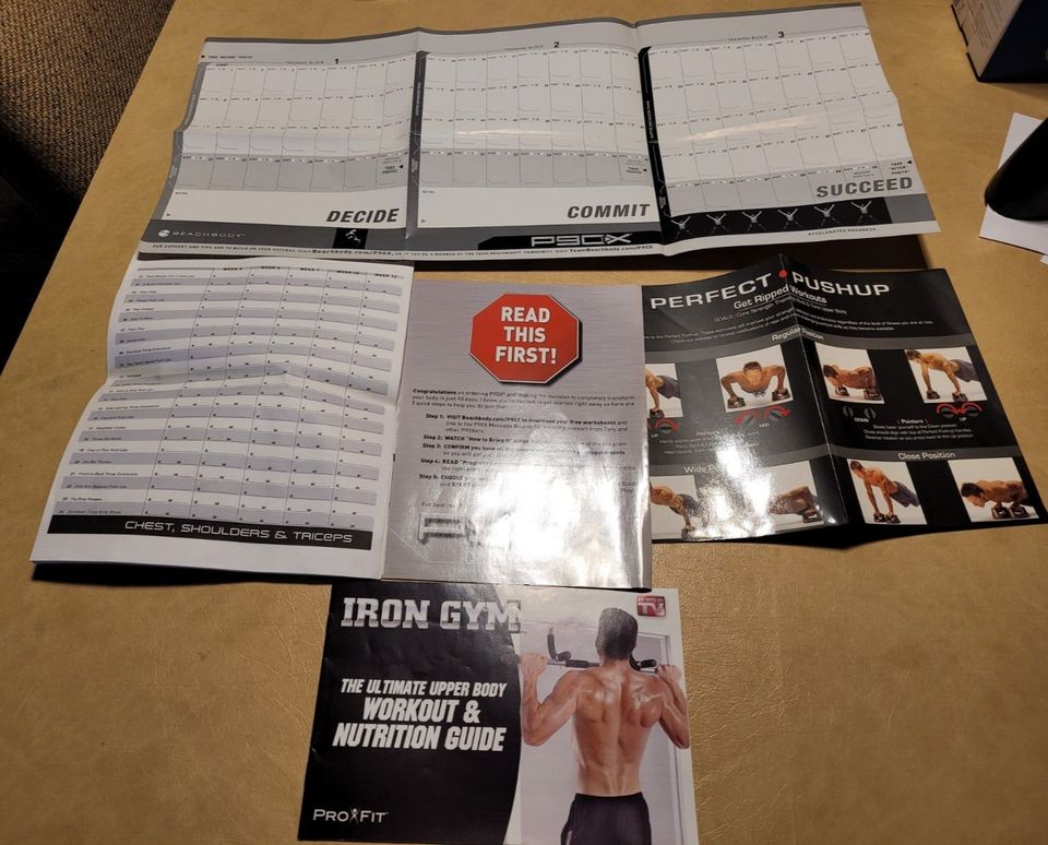 P90X Complete DVD Set - 13 Discs + Fitness + Nutrition Guides | eBay