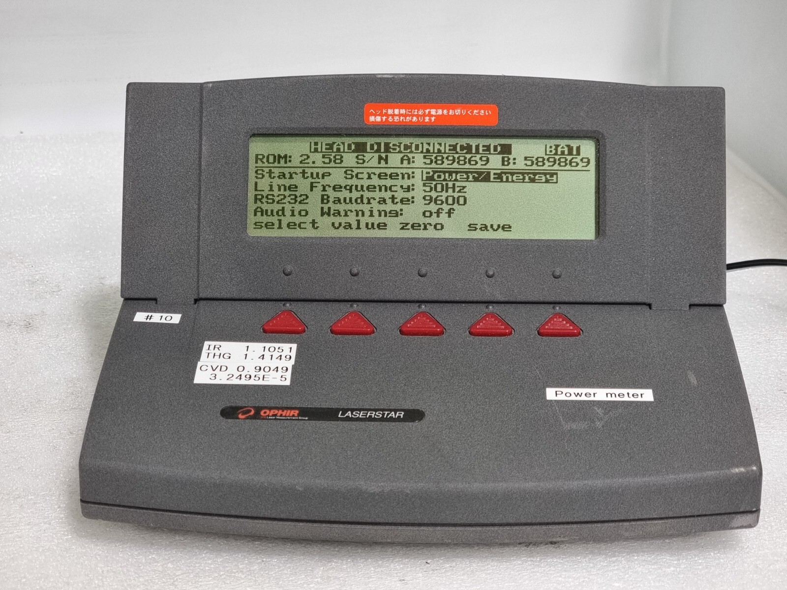 OPHIR Laser Power Meter 7Z01601 NO SENSOR | eBay