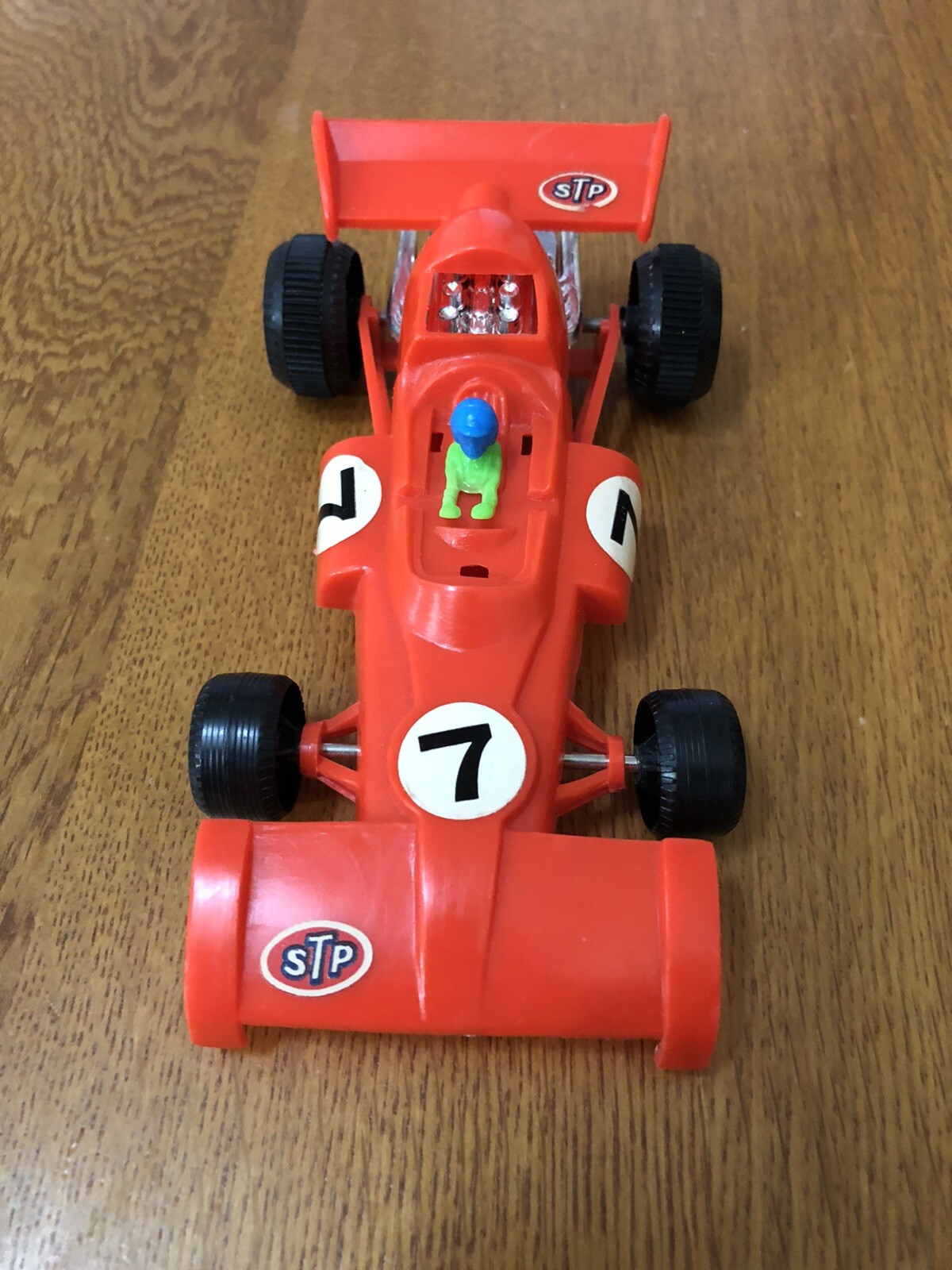 Vintage Jacky Toys Plastic STP Open Wheel Race Car #7056/3 Hong Kong 6 ...