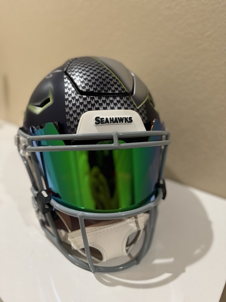 Super Bowl champ Sam Darnold Autographed Custom Full Size Speed Flex ...