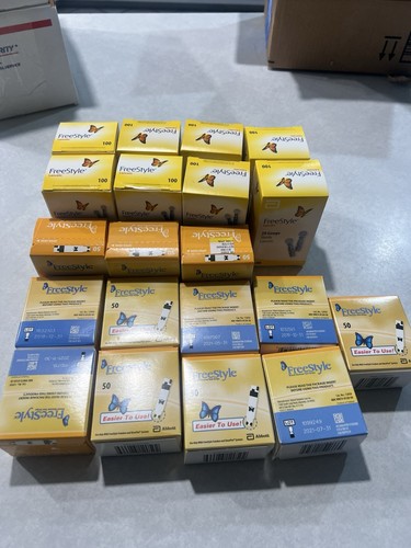 Expired Freestyle 800 Lancets And 600 Blood Glucose Test Strips 2018 ...
