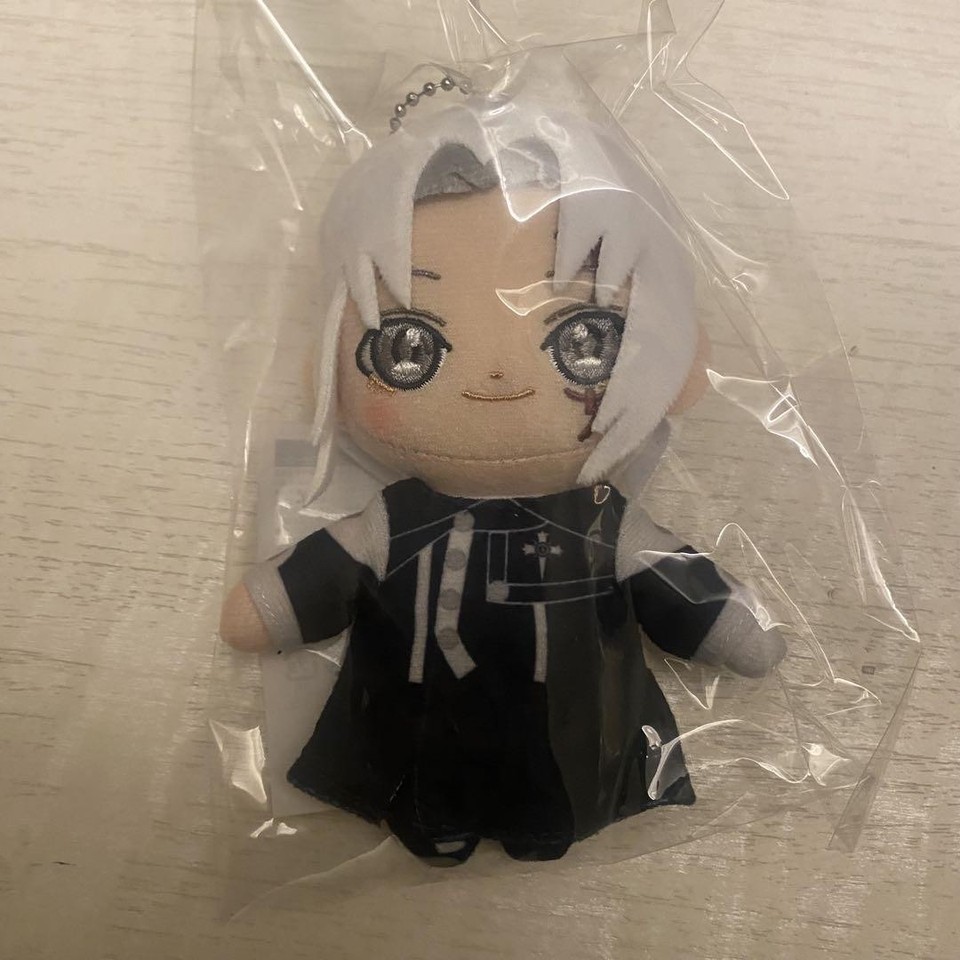 D.Gray-man Plush Keychain Allen Walker Chibi Stuffed Mascot Anime Doll ...