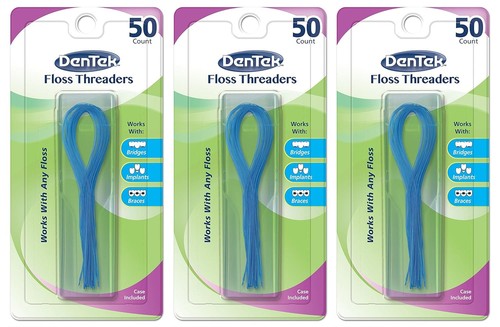 Dentek Floss Threaders 50 Count (3 Pack) 6154655997940| eBay