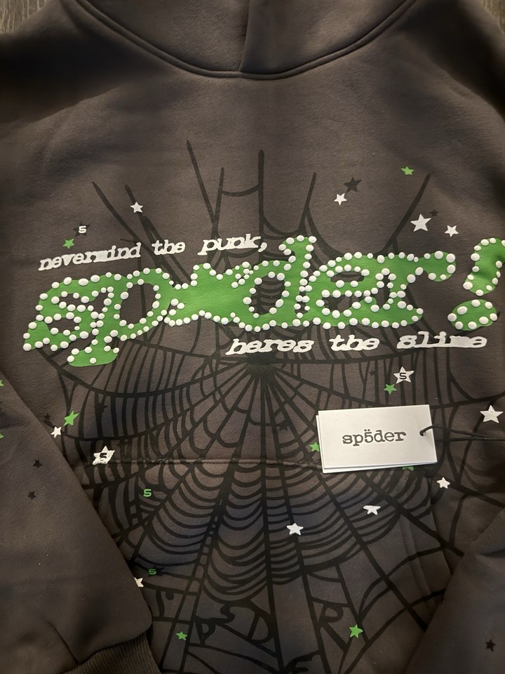 Sp5der Punk V2 Black Hoodie Size Small | eBay