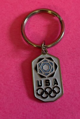 Vintage USA Olympic Key Chain 2002 USC Aminco Keyring Souvenir | eBay