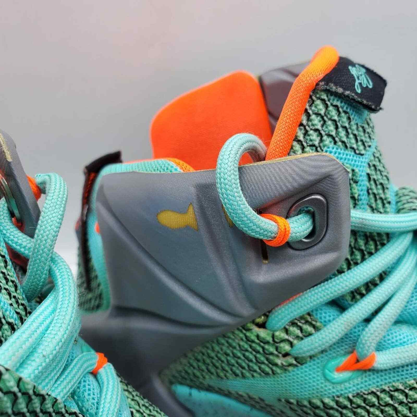 NIKE LEBRON XII HYPER TURQUOISE BASKETBALL SNEAKERS 6… - Gem