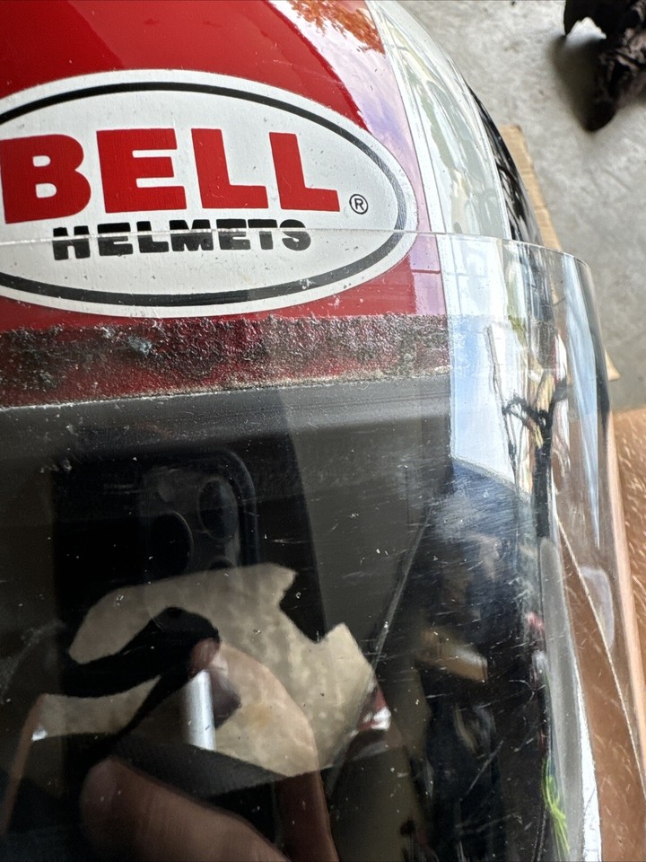 Vintage NOS Bell 1986 GT2 Full Face 7 1/4 Helmet w/ Push Flip Shield | eBay