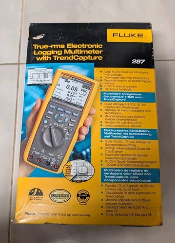 NEW Fluke 287 True-rms Electronic Logging Multimeter With TrendCapture ...