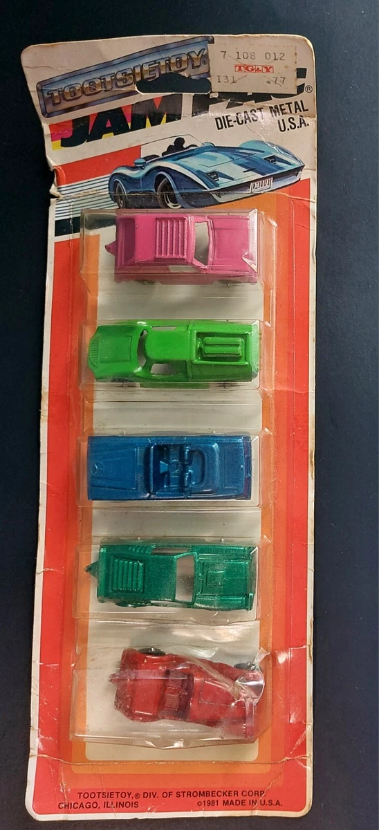 1981 TOOTSIETOY JAM PAC #2831 USA 5-Pack of Cars in package Mercedes 海外 即決-