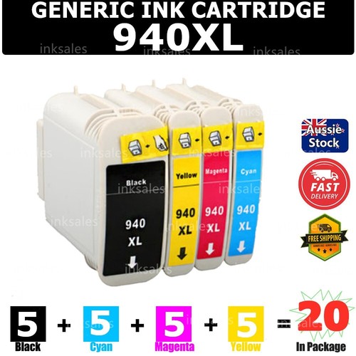 20X Generic 940XL HP940XL 940 Ink Cartridge For HP Officejet Pro 8000 ...