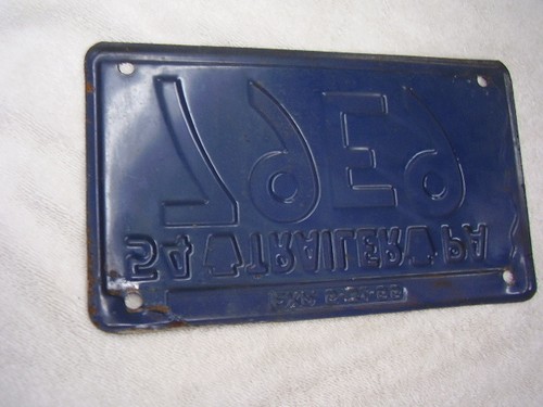 1954 PENNSYLVANIA TRAILER LICENSE PLATE | eBay