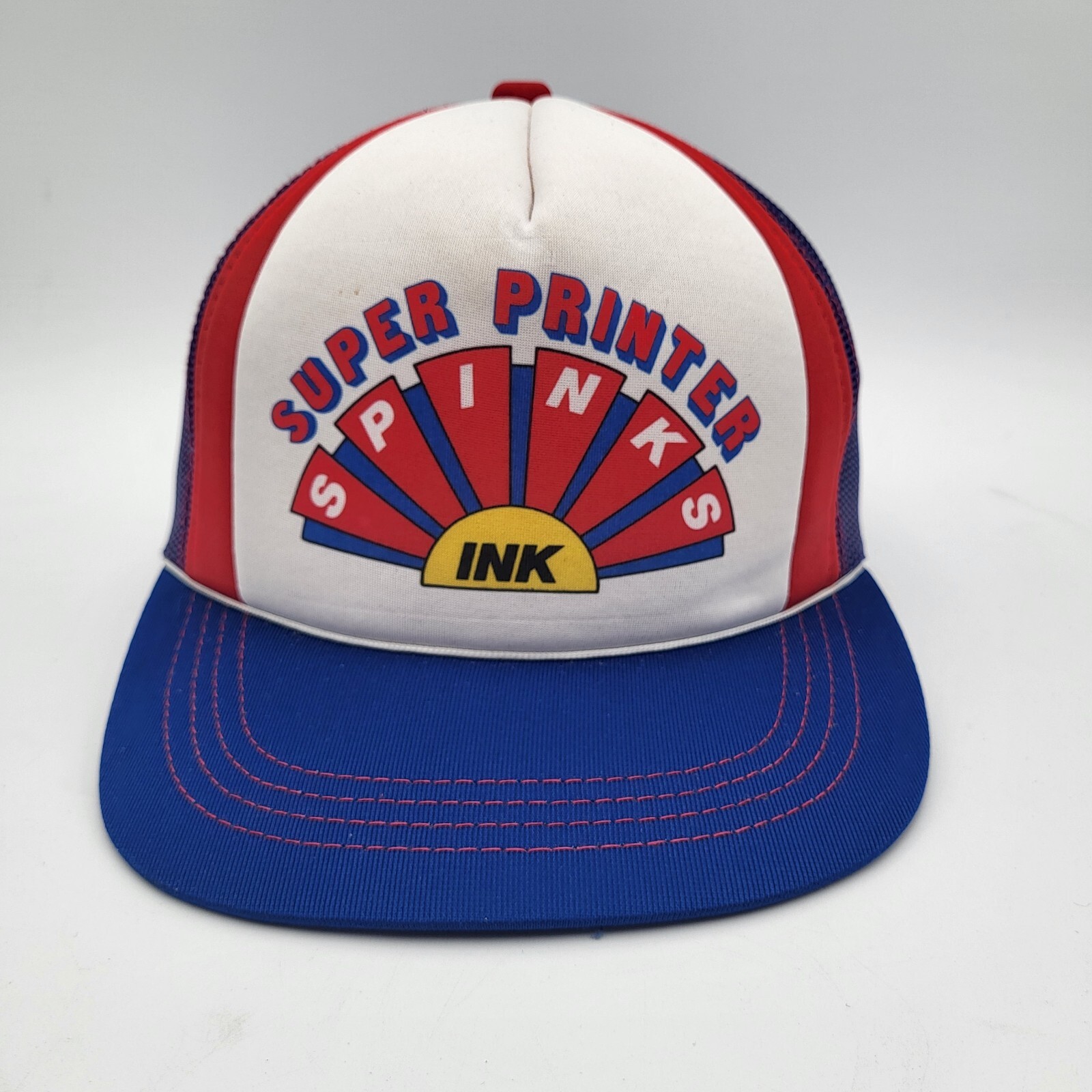 Vintage Spinks Ink Super Printer Trucker Snapback Hat… - Gem