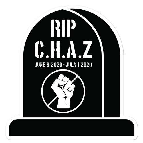 Chaz Chop Sticker Seattle Capitol Hill Autonomous Zone Protest Riots ...