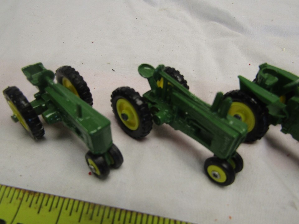 LOT ERTL FARM TRACTOR JOHN DEERE 1/64 SCALE NARROW FRONT GROUP MINI ...