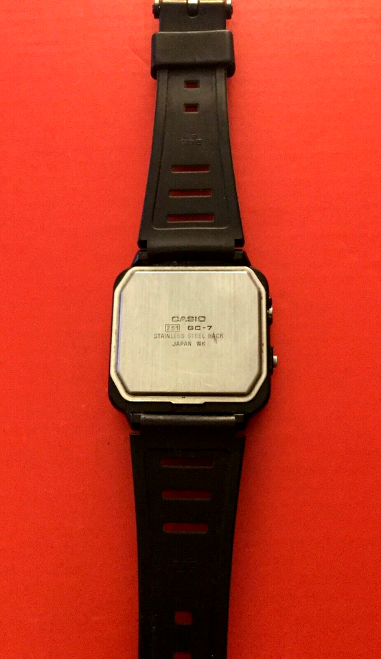 Casio Game Watch GC-7 Cosmo Flight Rare Vintage | eBay