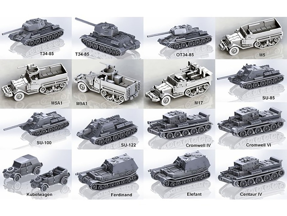 1:72 Scale 3D printed Military Tank models 100's to Choose from (P2) | eBay