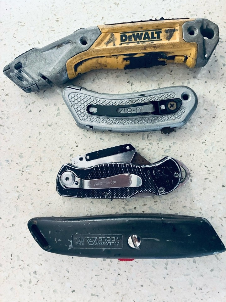 Knife Guy’s Junk Drawer - Big Lot of Knives -Some new most are Used ...