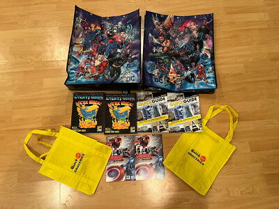 SDCC 2022 Comic Con Lot - Swag Bags, Clerks Bags, Guides...See ...