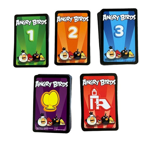 Angry Birds Knock On Wood Replacement Cards Mission & Points 156 Cards ...