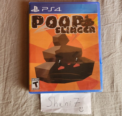 Poop Slinger Limited Rare Games PS4 2019 Sealed Only 84 copies made ...