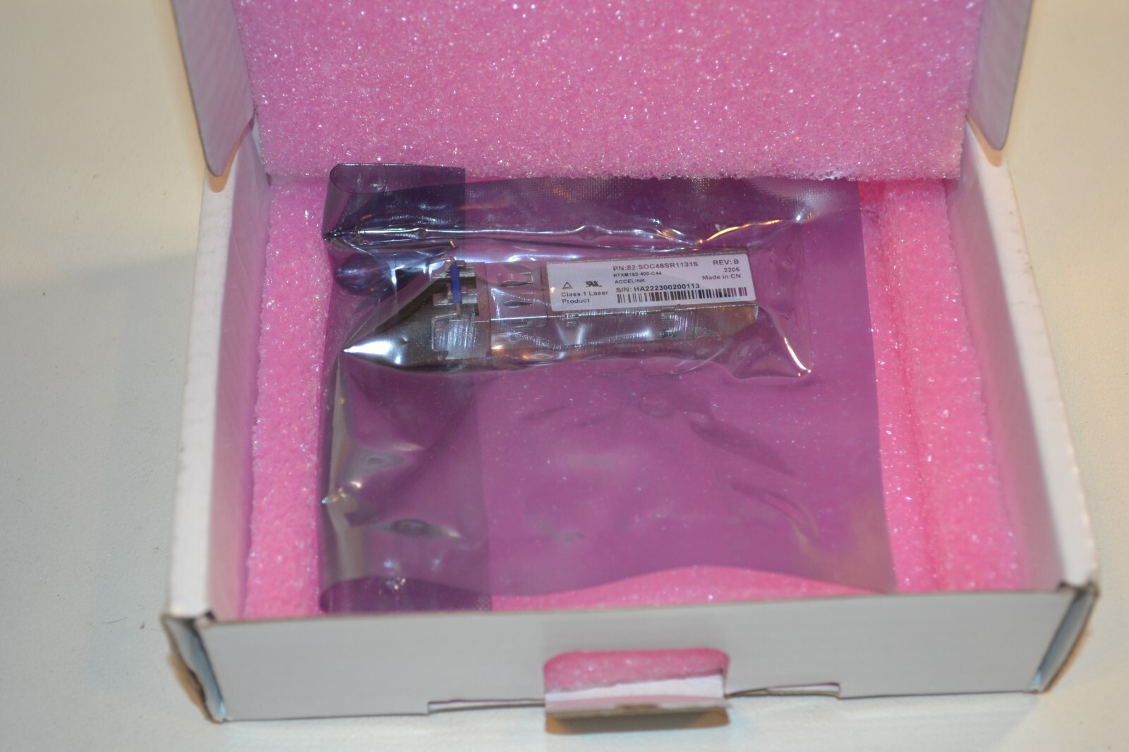 ACCELINK RTXM192-400-C44 COMPATIBLE SFP TRANSCEIVER 82.SOC48SR1131S | eBay