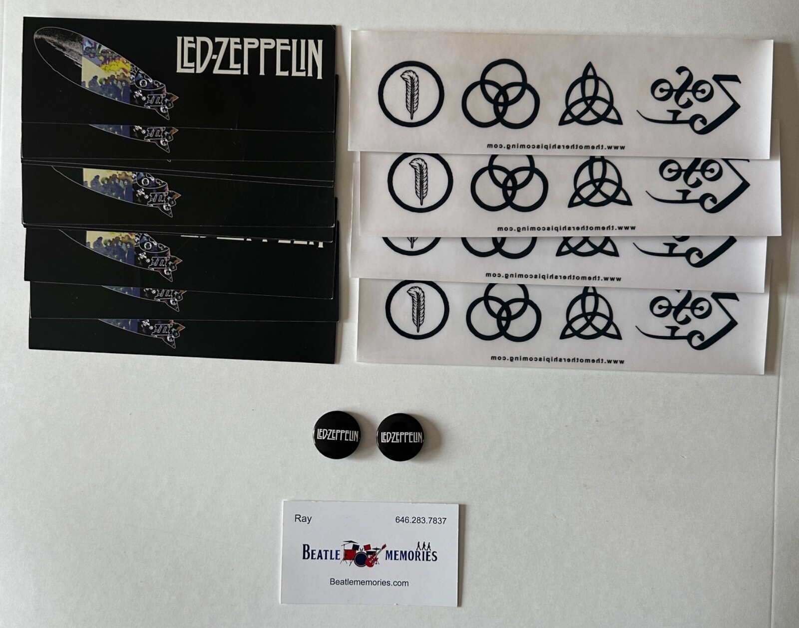 Led Zeppelin Memorabilia Lot | eBay