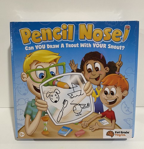 Pencil Nose Drawing Game - Fat Brain Toy Co - NEW -Sealed 811802023995 ...