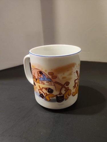 Disney Mickey Fantasia Sorcerer's Apprentice Dancing Mop Mug Coffee Cup ...