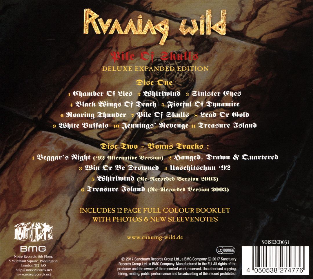 RUNNING WILD PILE OF SKULLS NEW CD 4050538274776 | eBay