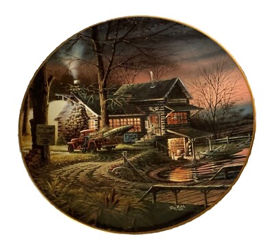 Hunter's Haven Plate by Terry Redlin NEW WITH COA & Original Box | eBay