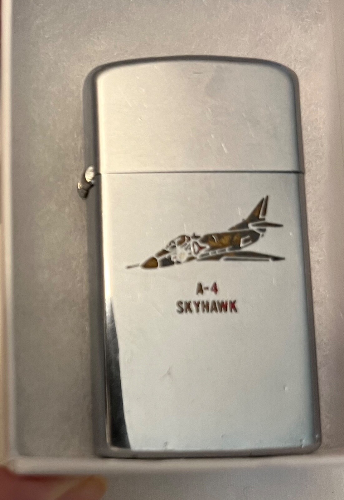 PreOwned Vintage 1972R A-4 Skyhawk Zippo lighter Silver. | eBay