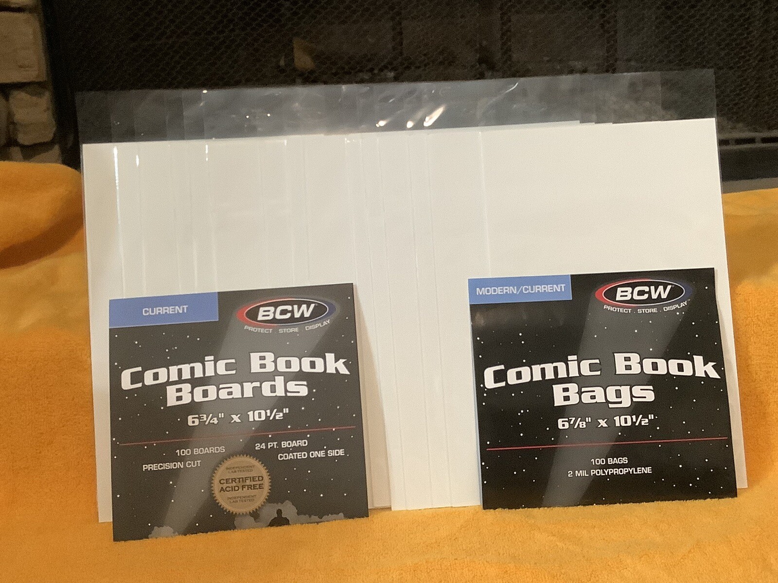 BCW Comic Book Bags & Boards (15 Pack) Fits Current Comics/Acid Free ...