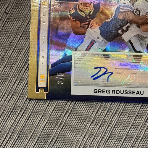 2024 Photogenic - Greg Rousseau GOLD AUTO /5 In the Action Autographs # ...