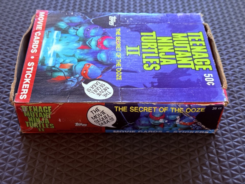 1990 Topps Teenage Mutant Ninja Turtles Movie I(9) & II(21) Wax Pack ...