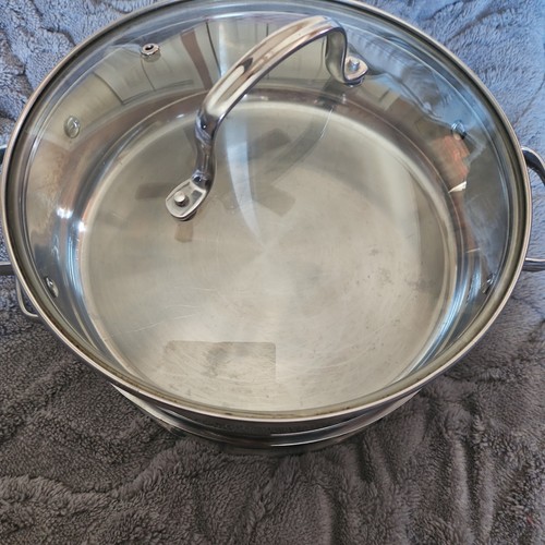 NuWave Precision Induction Cookware 3.5 Qt. Multi-Purpose Stainless ...