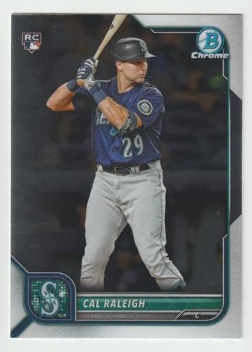 CAL RALEIGH 2022 BOWMAN CHROME RC # 51 ROOKIE CARD - MARINERS - HR ...