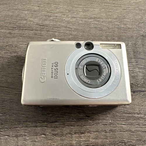 Canon Digital IXUS 60 6.0MP Digital Camera 3X Optical Zoom LENS ERROR ...