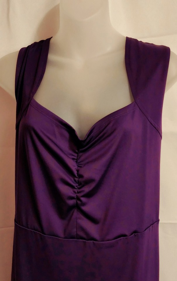 Avon Plus Size Dress 2x. Passion Purple. Slight Stretch. Free Shipping ...