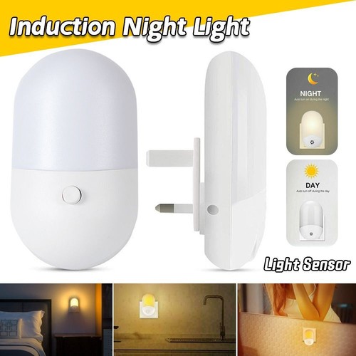 Socket Led Night Light Plug In Energy Saving Hallway Socket Lamp Kids ...